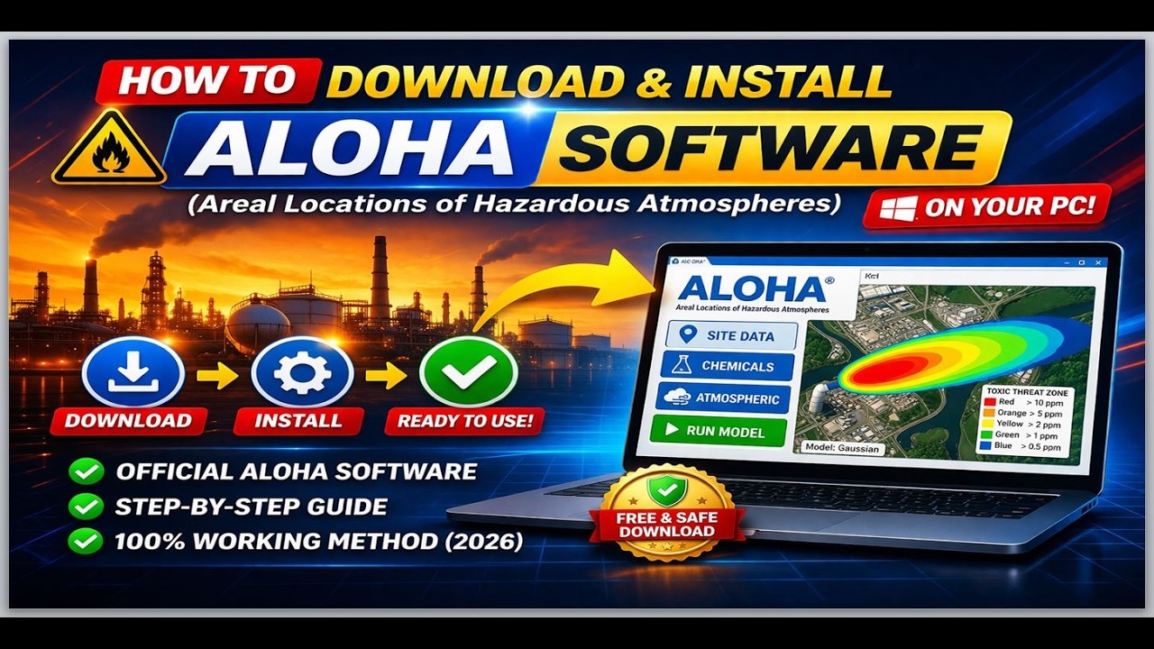 How to download and install ALOHA Software: Areal Locations Of ...