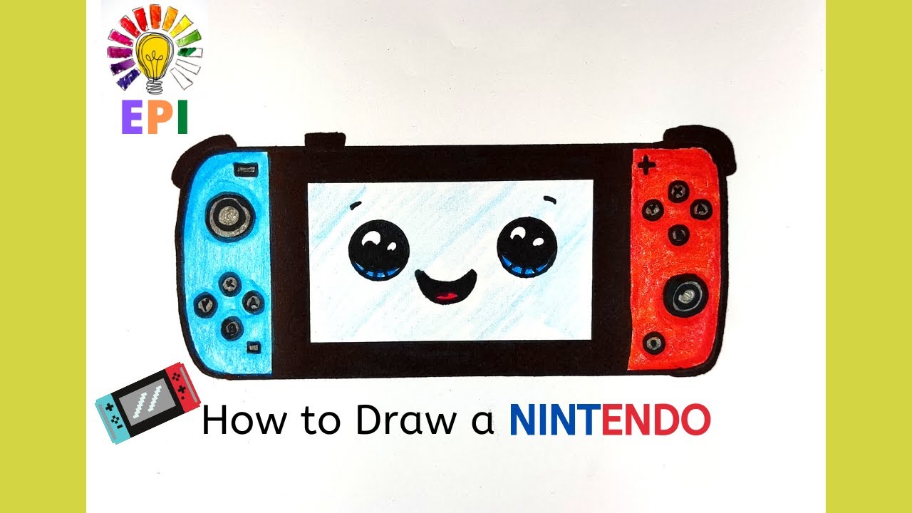 HOW TO DRAW A CUTE NINTENDO EASY PAINTING IDEA - YouTube