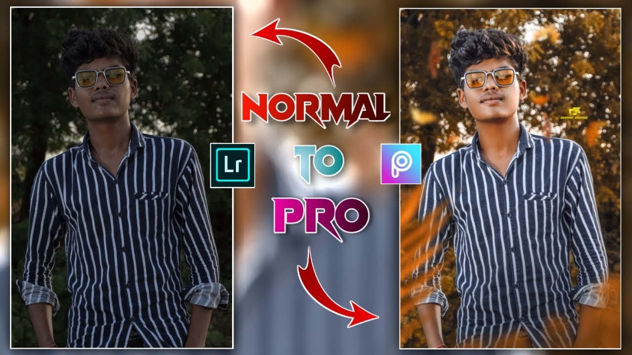 Normal To Pro Photo Edit In Picsart | Color Correction + Retouch(Skin ...