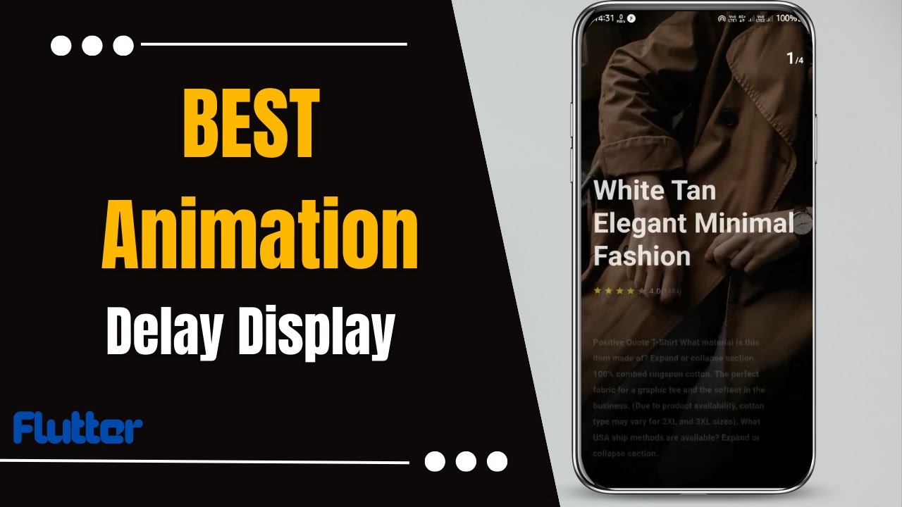Delayed Display Animation In Flutter | نمایش ترتیب دار با انیمیشن در ...