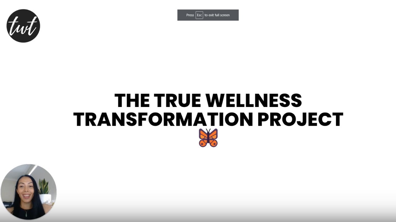 How the True Wellness Transformation Project works 😊 - YouTube