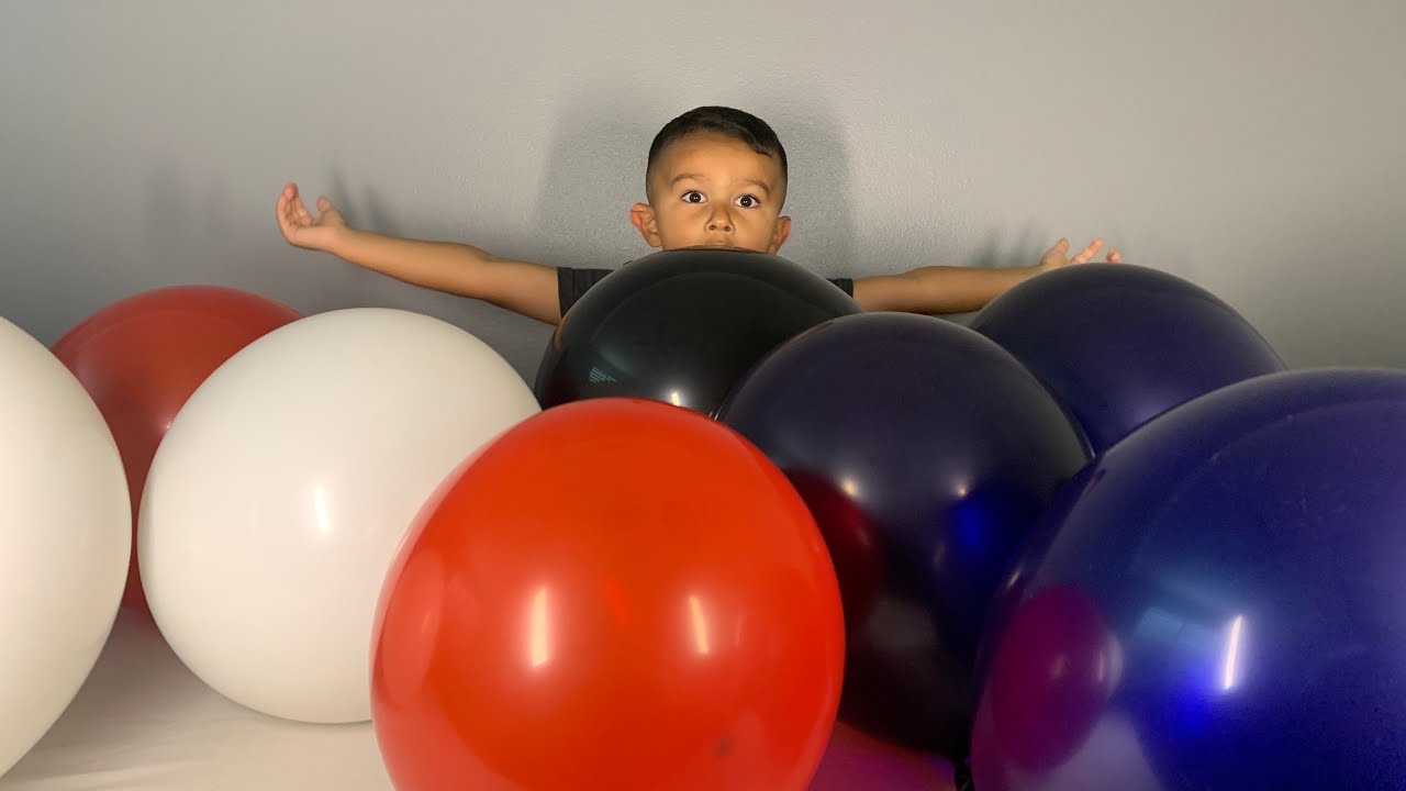 Mystery surprise toy | balloon pop challenge 🎈 | kid plays with ...