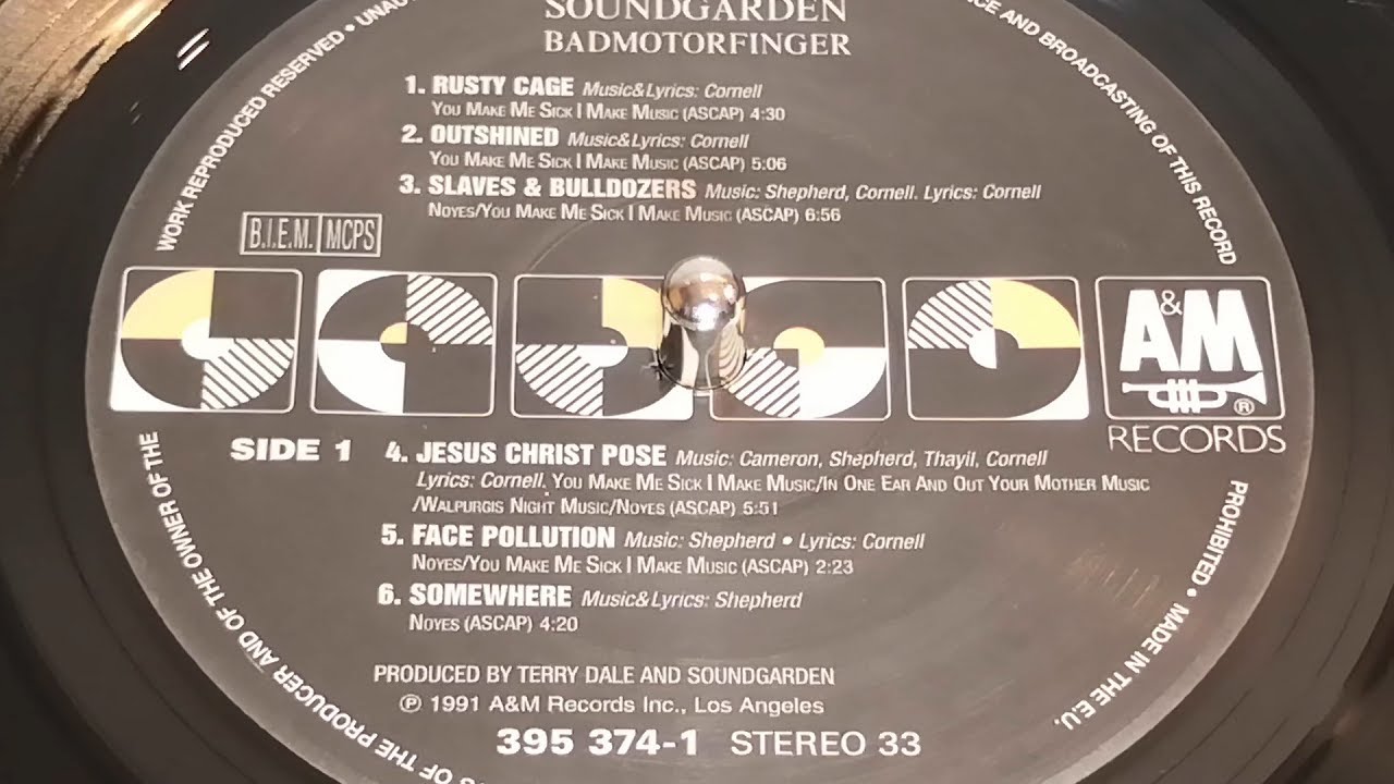 Soundgarden - Rusty Cage (1991 Vinyl LP) - YouTube