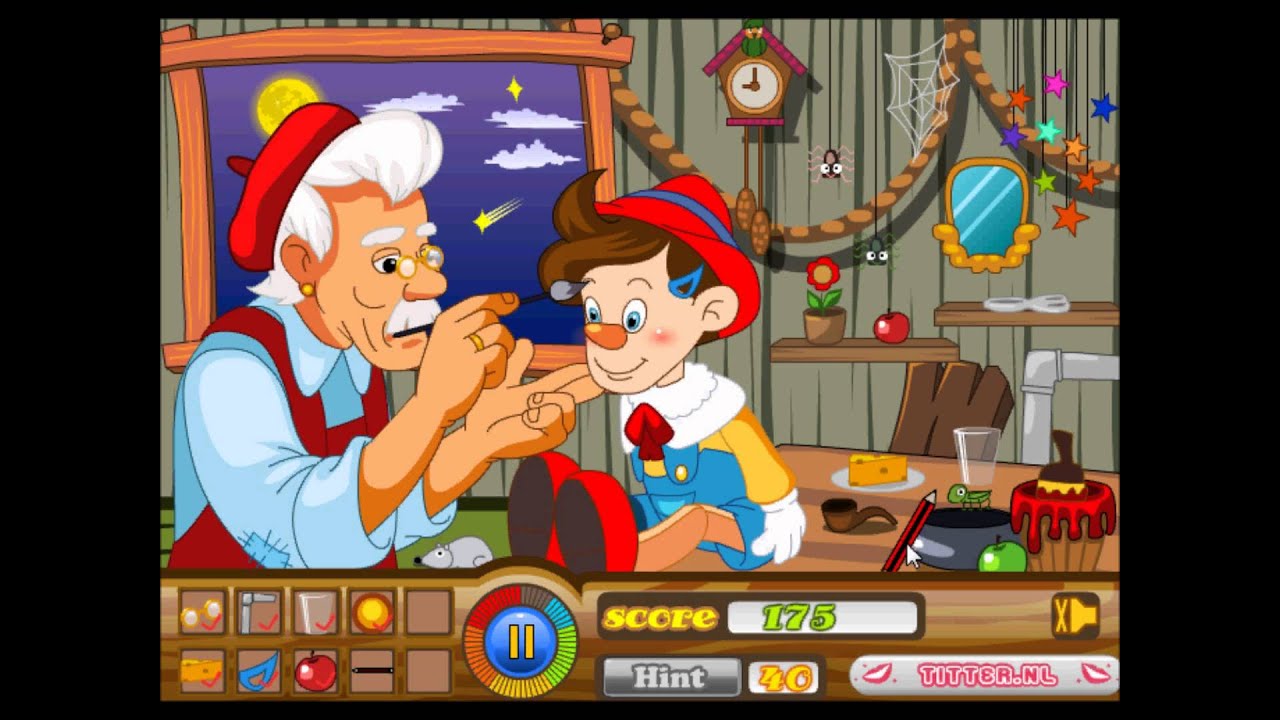 Cerca con Pinocchio - Giochi Puzzle - titter.it - YouTube