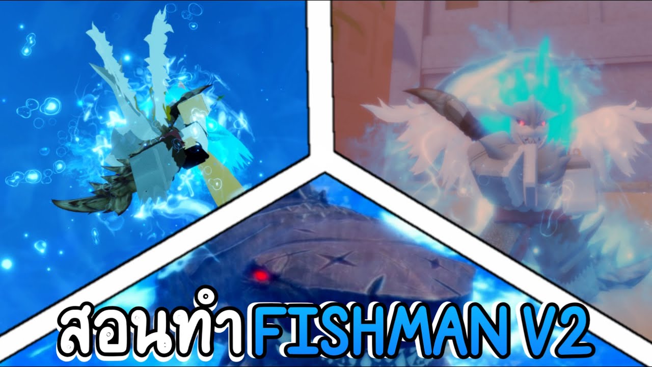 สอนทำ FISHMAN V2 & สอนเสก MEGALODON แบบละเอียด | Grand Piece Online ...
