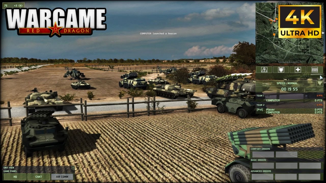 Wargame red dragon (2014) Soviet vs United kingdoms 4k gameplay - YouTube