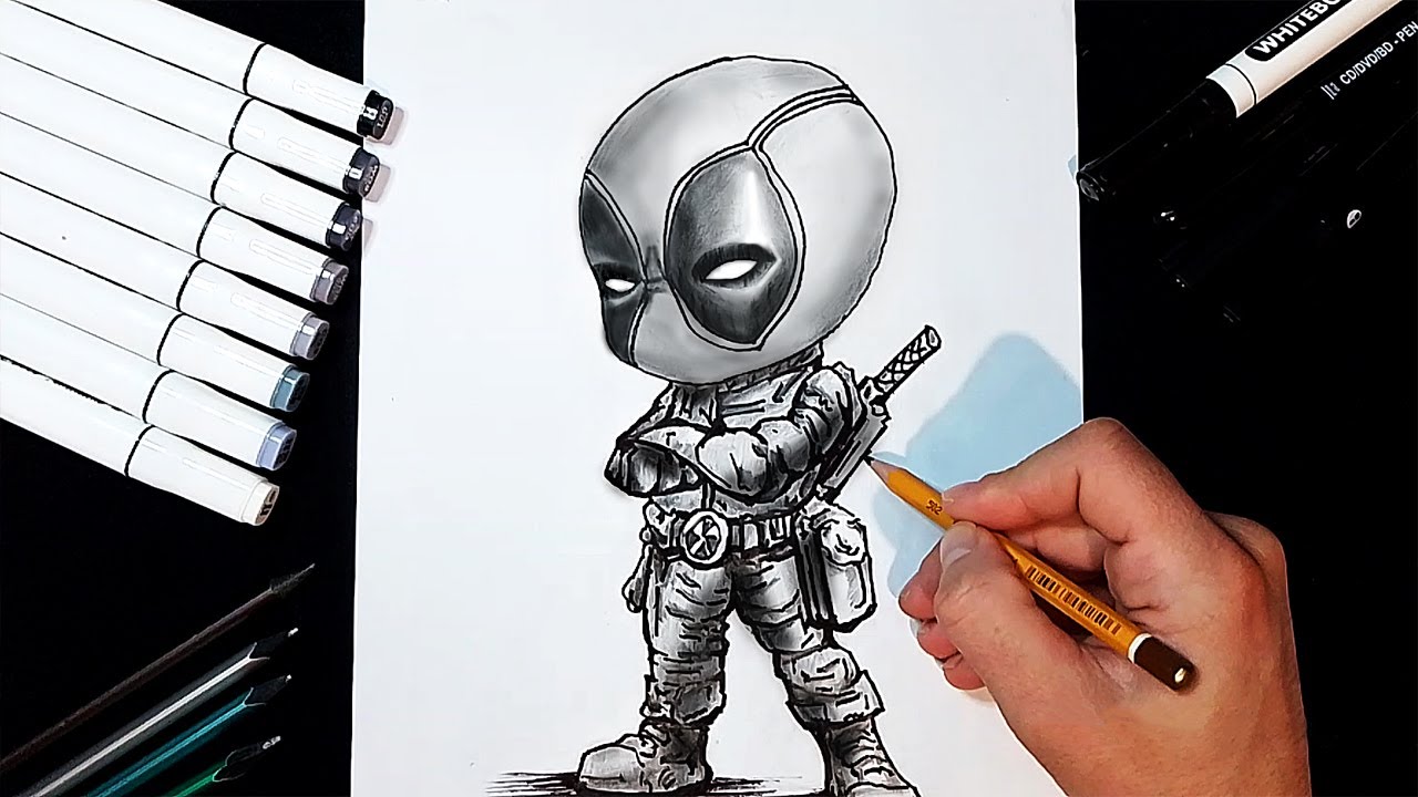 How to Draw Deadpool | Sketch Tutorial | Marvel Artist Drawing - YouTube