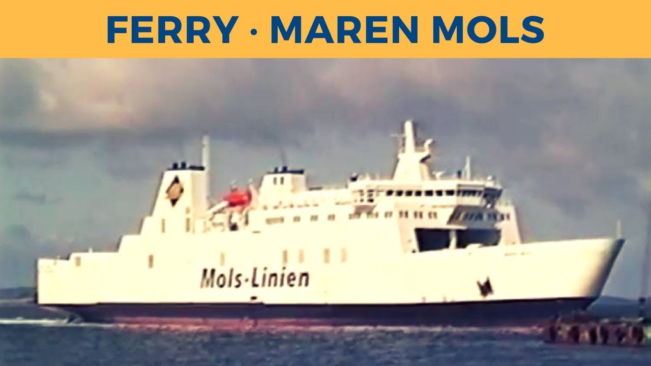 Classic Ferry Video 1996 - Arrival of ferry MAREN MOLS in Ebeltoft ...