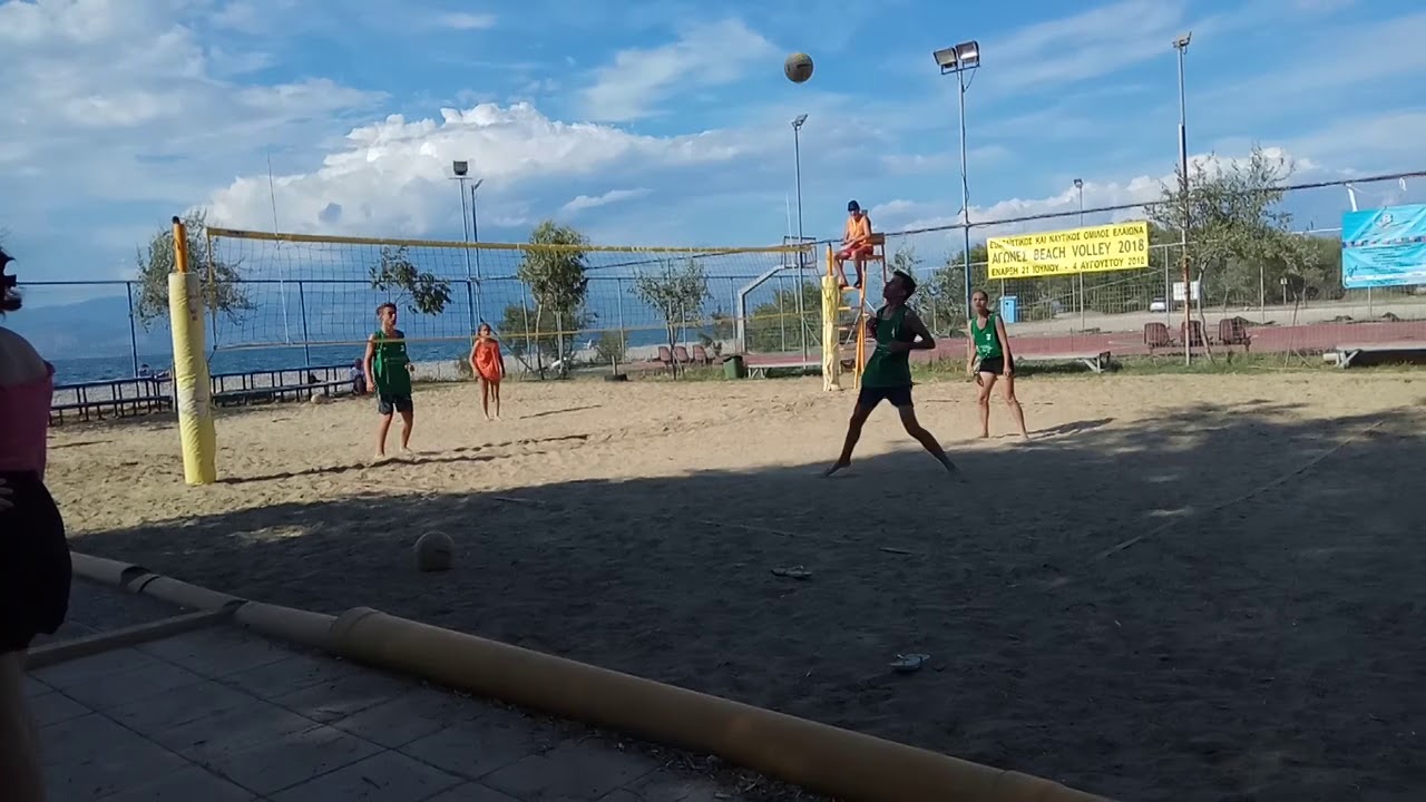 BEACH VOLLEY ΕΛΑΙΩΝΑΣ - YouTube