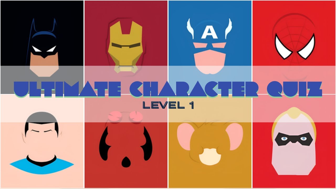 Ultimate Character Quiz - Level 1 | 20 Animated Characters | Quiz ...