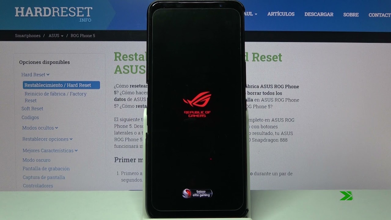Cómo entrar y salir del modo Fastboot en ASUS ROG Phone 5 - Fastboot ...