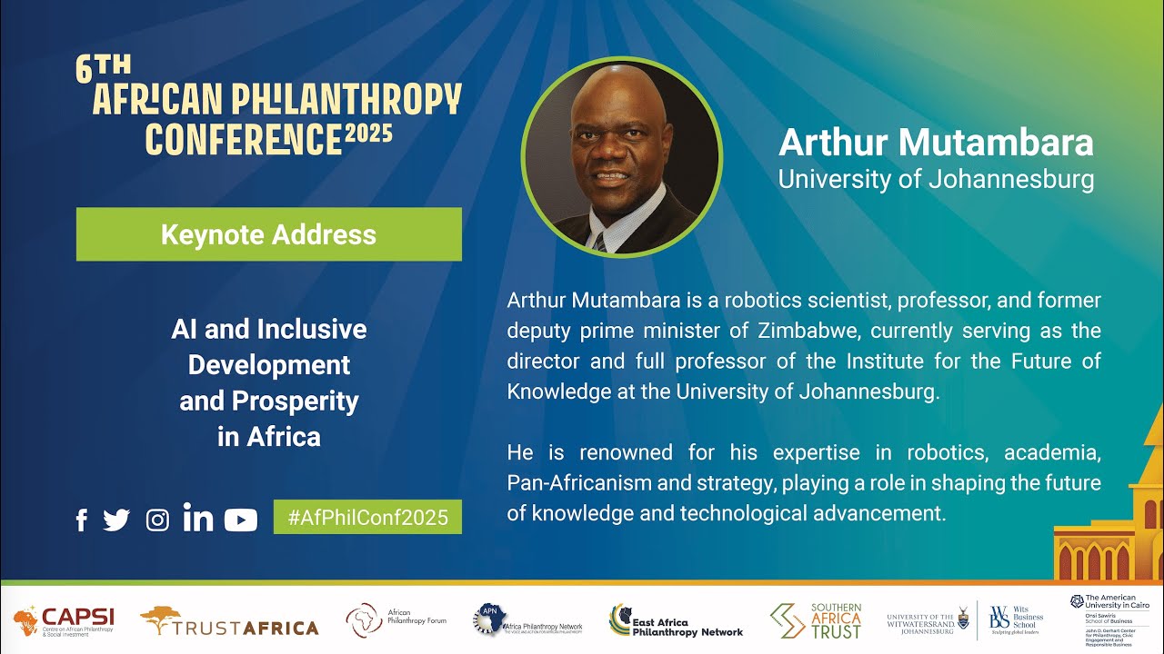 Keynote Address by Prof Arthur Mutambara: AI and Inclusive Development ...