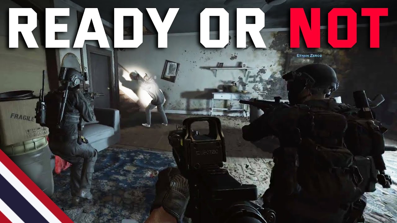 เกมสวมบทเป็นหน่วย SWAT ในแบบสมจริง | Ready or Not | ไทย | เล่นแบบเน้น ...