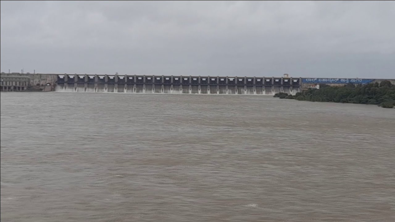 Almatti Dam All Water Gates Open | Bagalkote District | BHARAT 🇮🇳 - YouTube