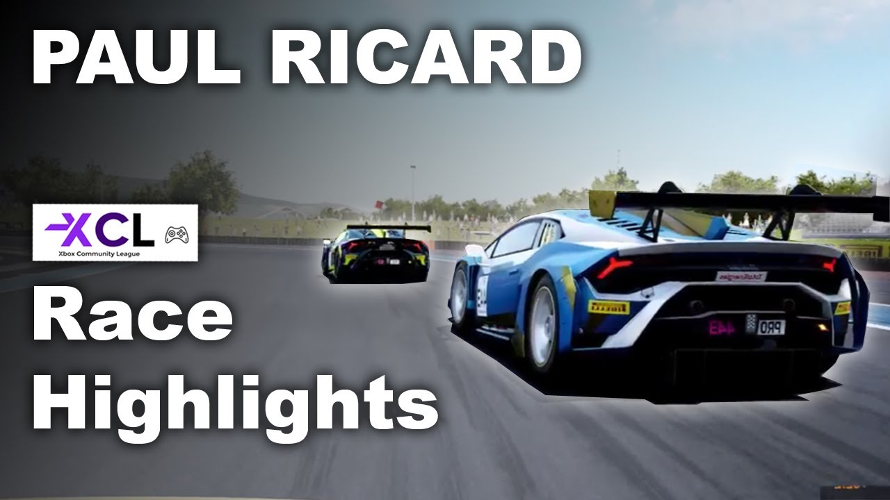 XCL Paul Ricard Race Highlights - Pablo Onboard - XBOX Community League ...