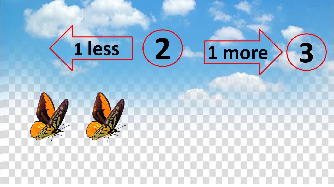 One more One less than a number for grade 1/ maths concept for kids ...