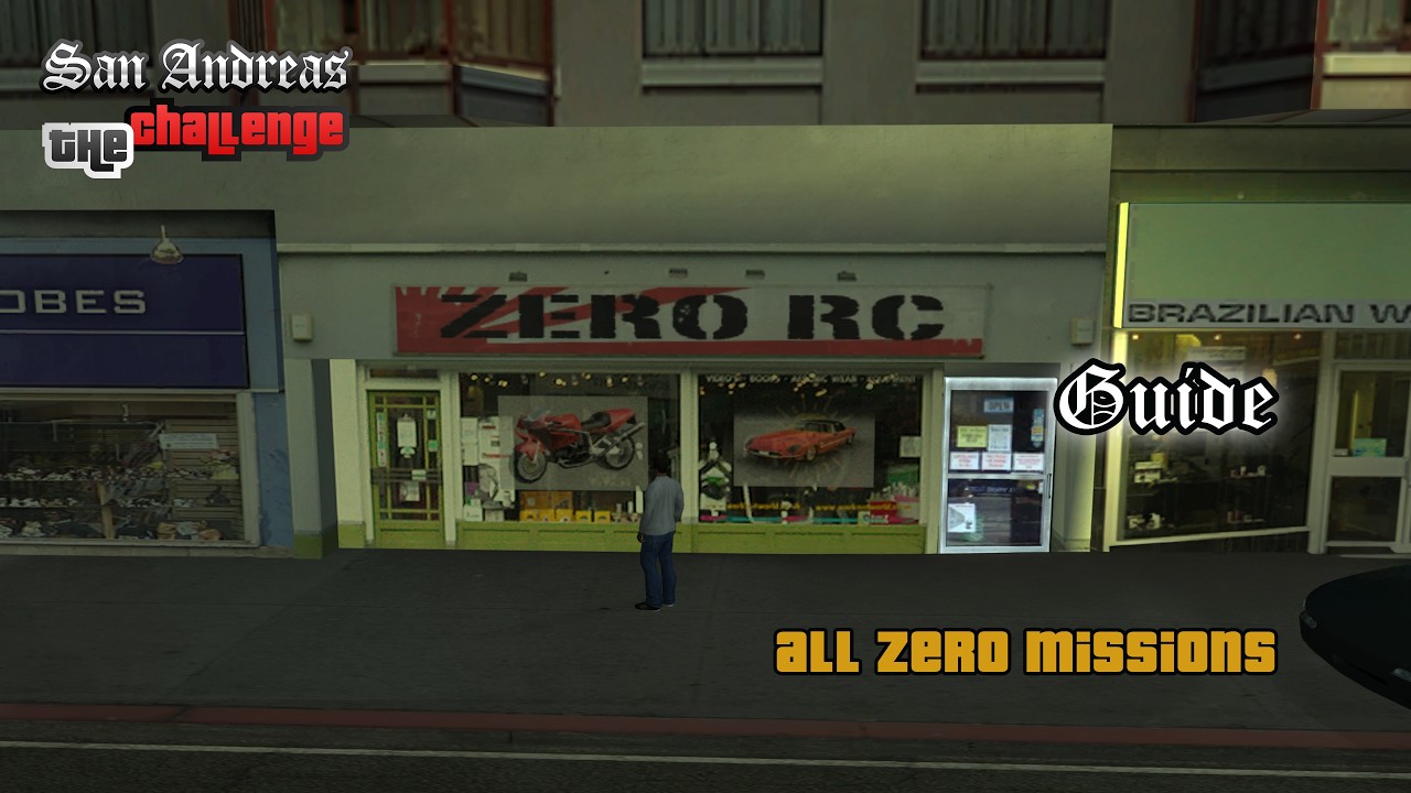 GTA SA The Challenge Mod Guide | All Zero Missions - YouTube