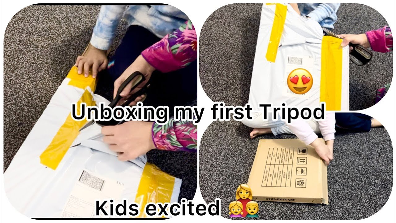 My First Tripod |Unboxing Tripod |🥰🤲🏻#adayinmylife #youtubevlogs # ...