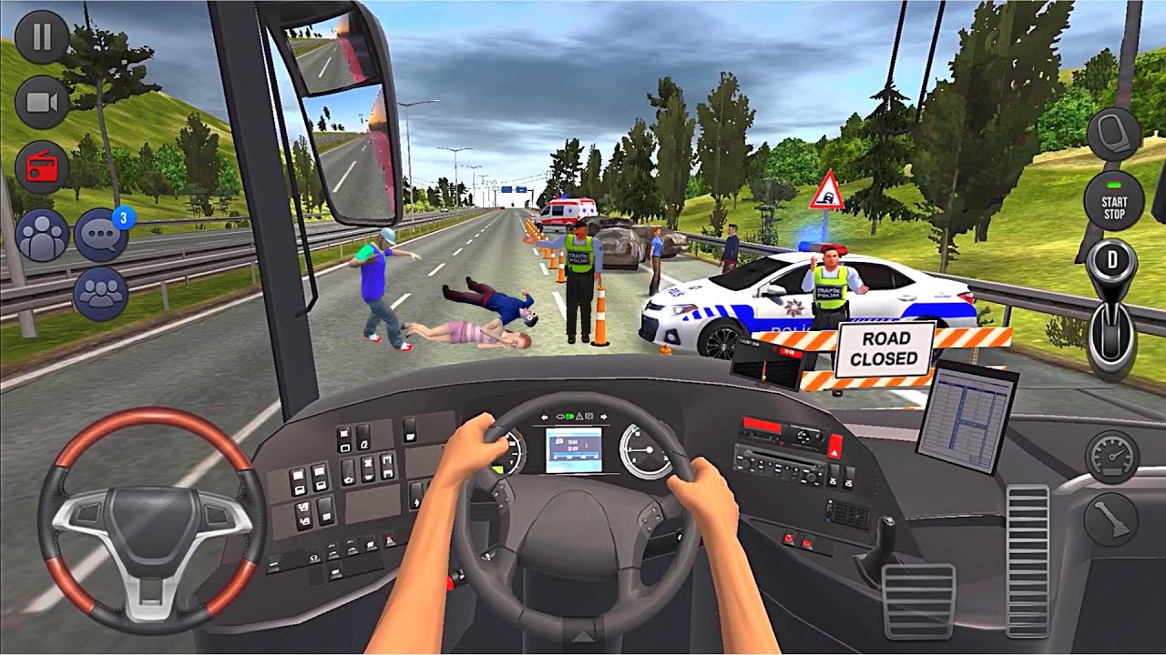 버스 운전 고속도로 사고 버스 경적 소리 📢 버스 시뮬레이터 궁극 Best 2021 자동차 시뮬레이터 게임 Androidios 게임 플레이 Youtube