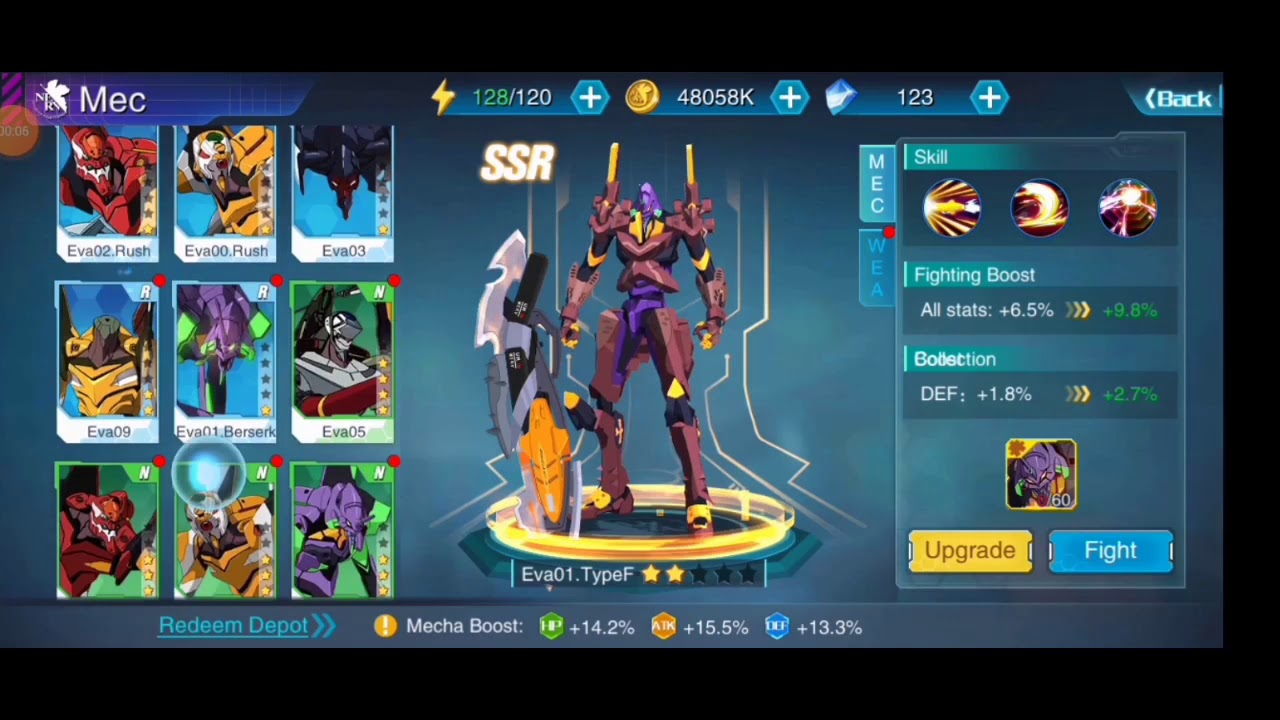 Eva 08 + 02 / Showcase Gameplay - YouTube