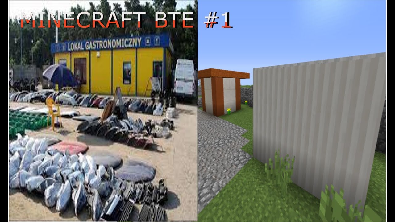 Minecraft BTE #1 Budowa Giełdy - początek. - YouTube