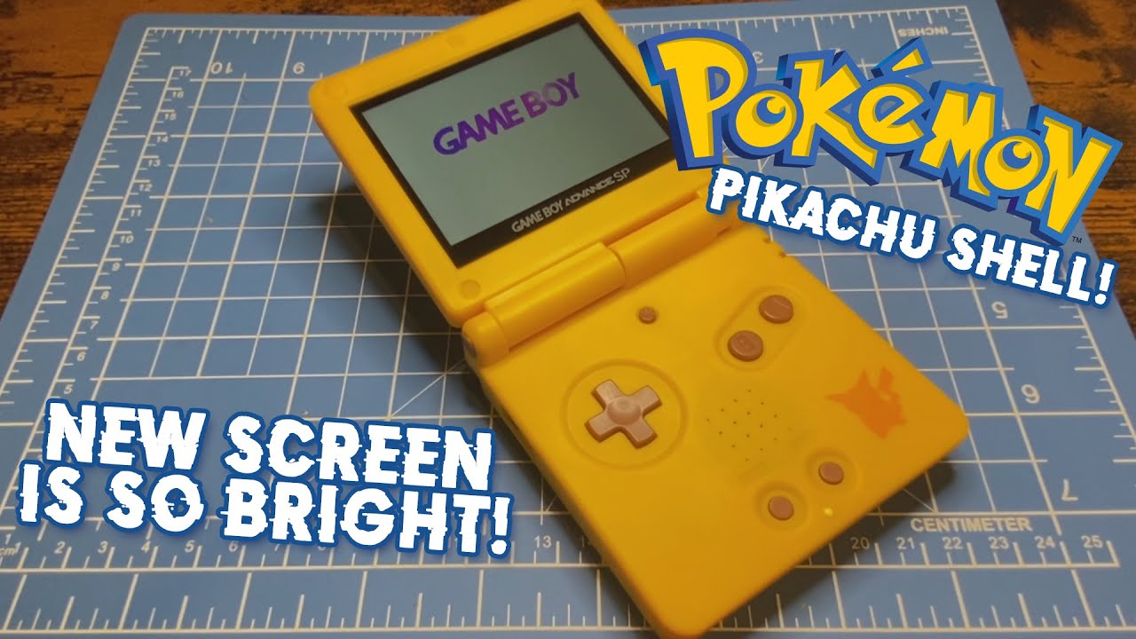 Upgrade! - Backlit Screen and Shell Replacement: Custom Gameboy Advance ...
