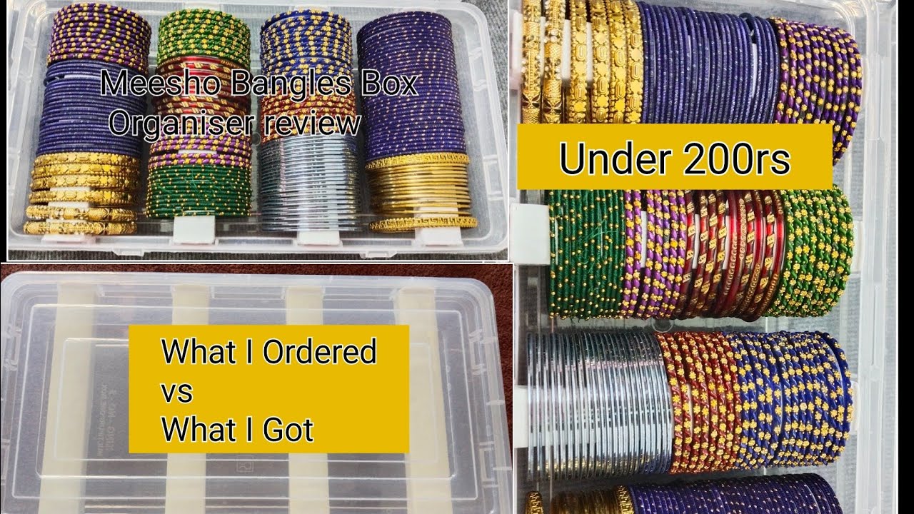 Meesho Bangle box under 200rs | Meesho storage organiser box| must buy ...