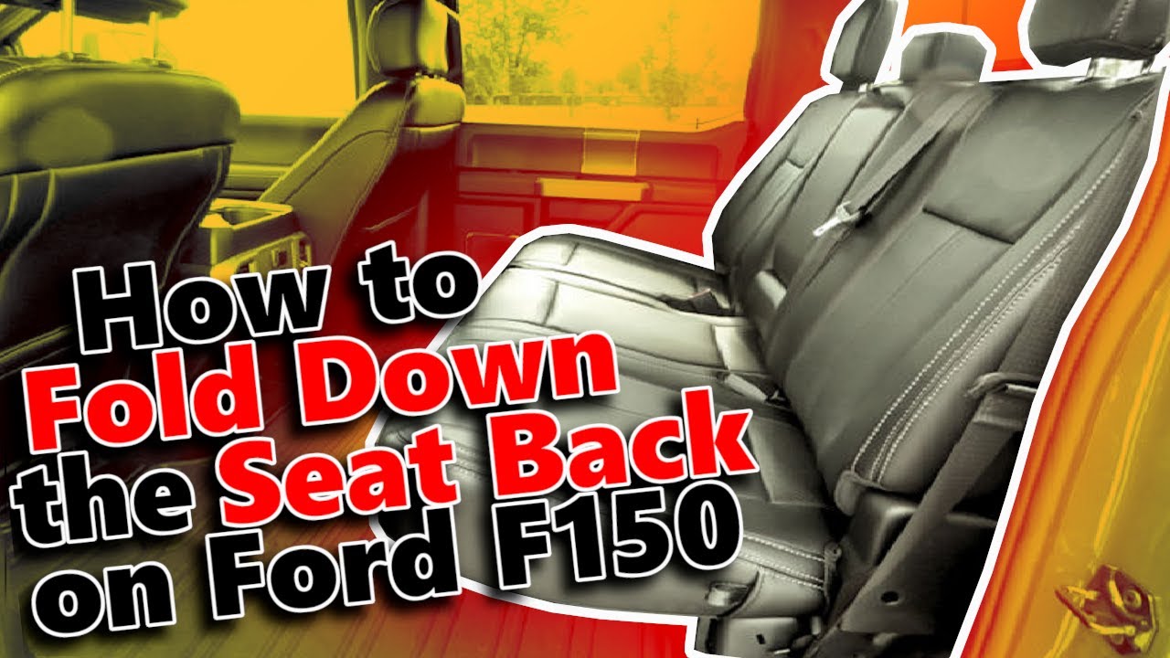 Releasing the Rear Seat Back in 2015 Up F150 - YouTube