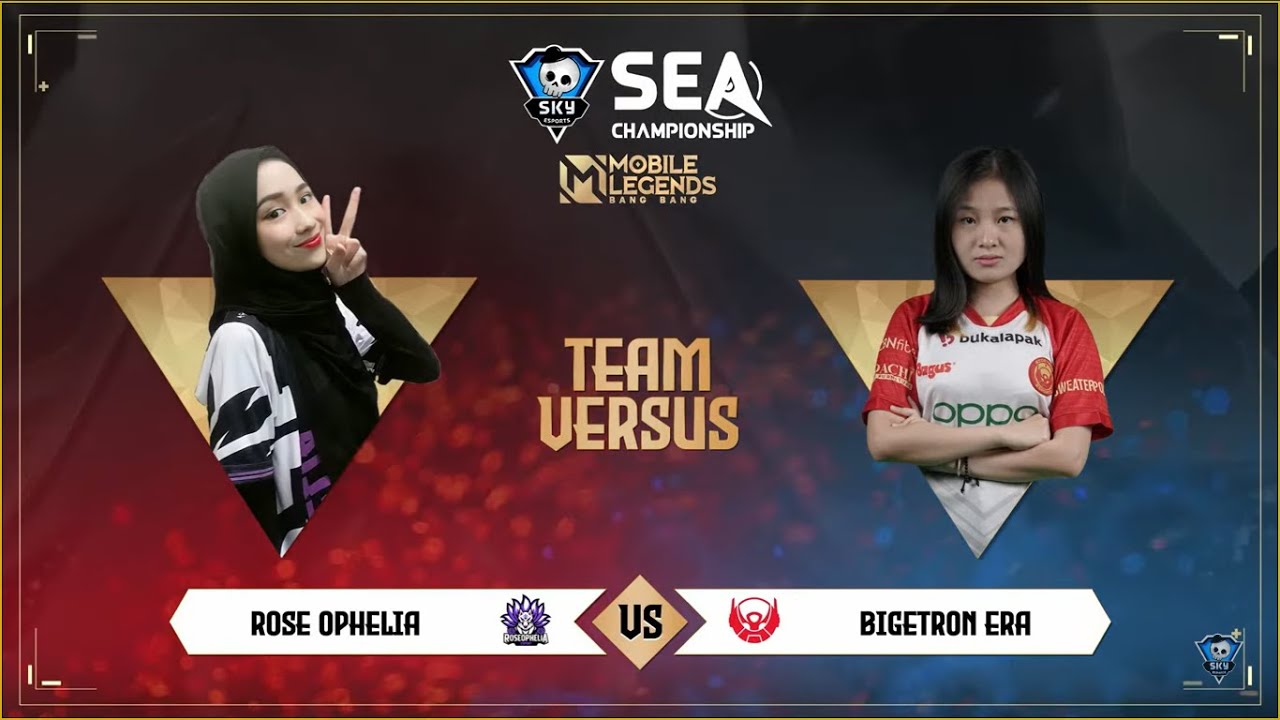 ROSE OPHELIA VS BIGETRON ERA | MLBB FEMALE GROUP STAGE DAY 1 | SEA ...