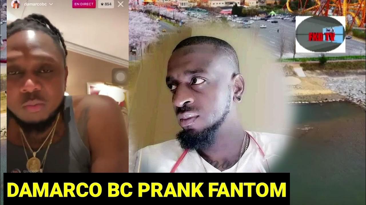 Damarco Bc Prank Atis Fantom barikad crew live nan instagram tande Koman fantom reponn - YouTube