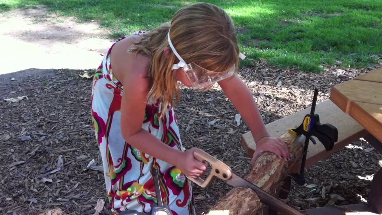 Kids Safely Saw Wood with CONFIDENCE - YouTube
