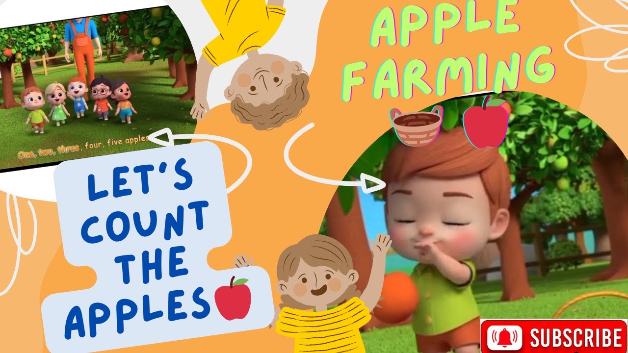 Counting the apples 🍏🍎-apple farm-kids show #kids #kidsvideo # ...