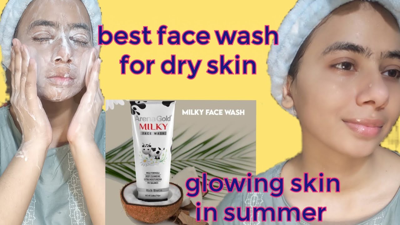 Arenagold milky face wash | zartasha zar | face wash for dry skin ...