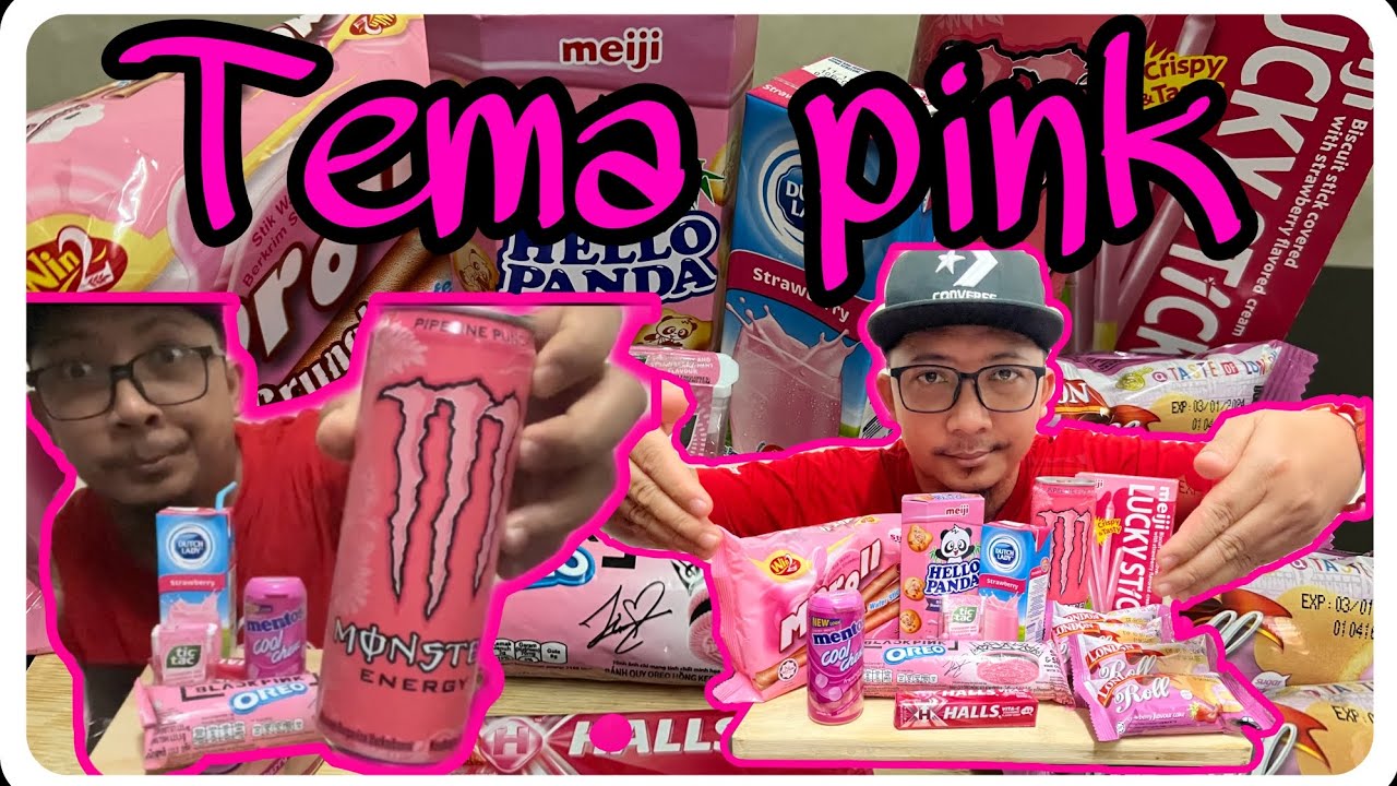 AKU MAKAN MAKANAN BERWARNA PINK//IJAT CHANNEL - YouTube