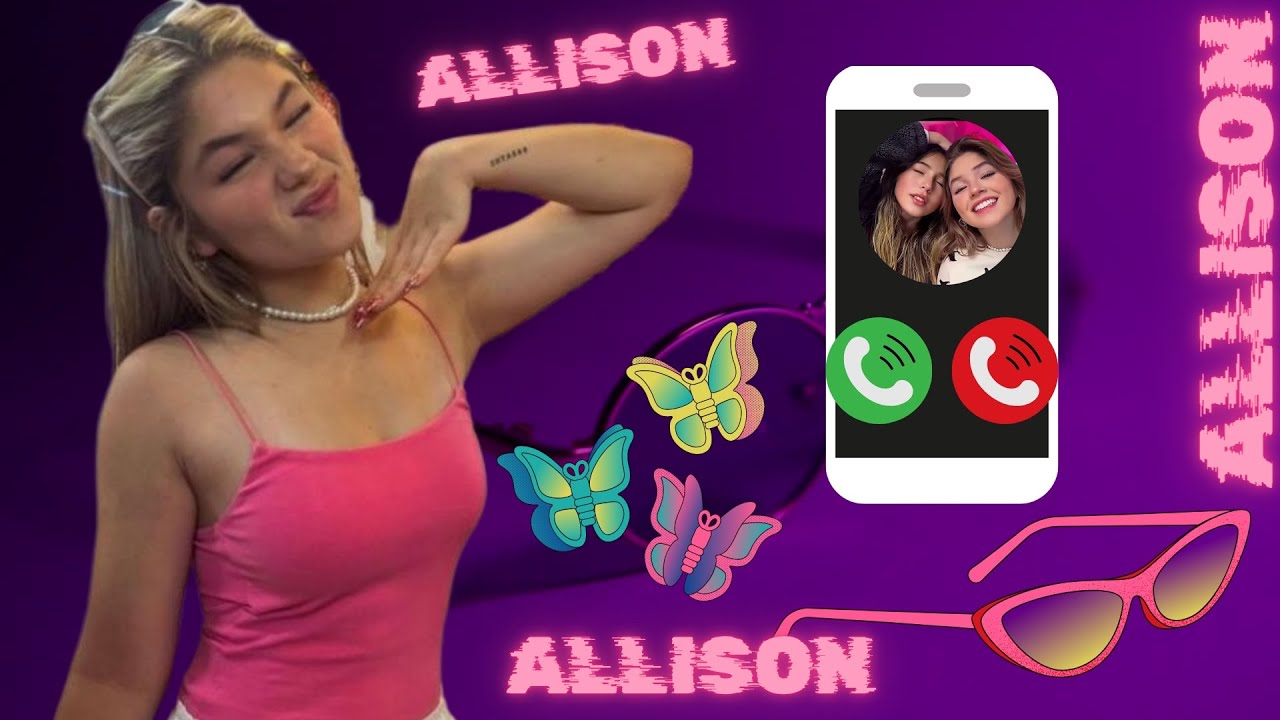 📲🌈 LLAMADA DE ALLISON MIA CORONADO 💞 QUIERE SER TÚ AMIGA - YouTube