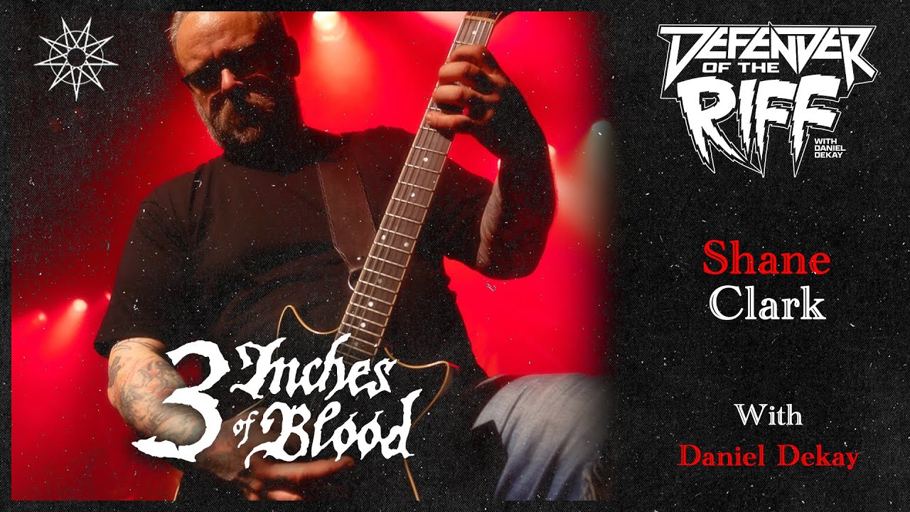 Shane Clark (3 INCHES OF BLOOD): Defender Of The Riff - YouTube