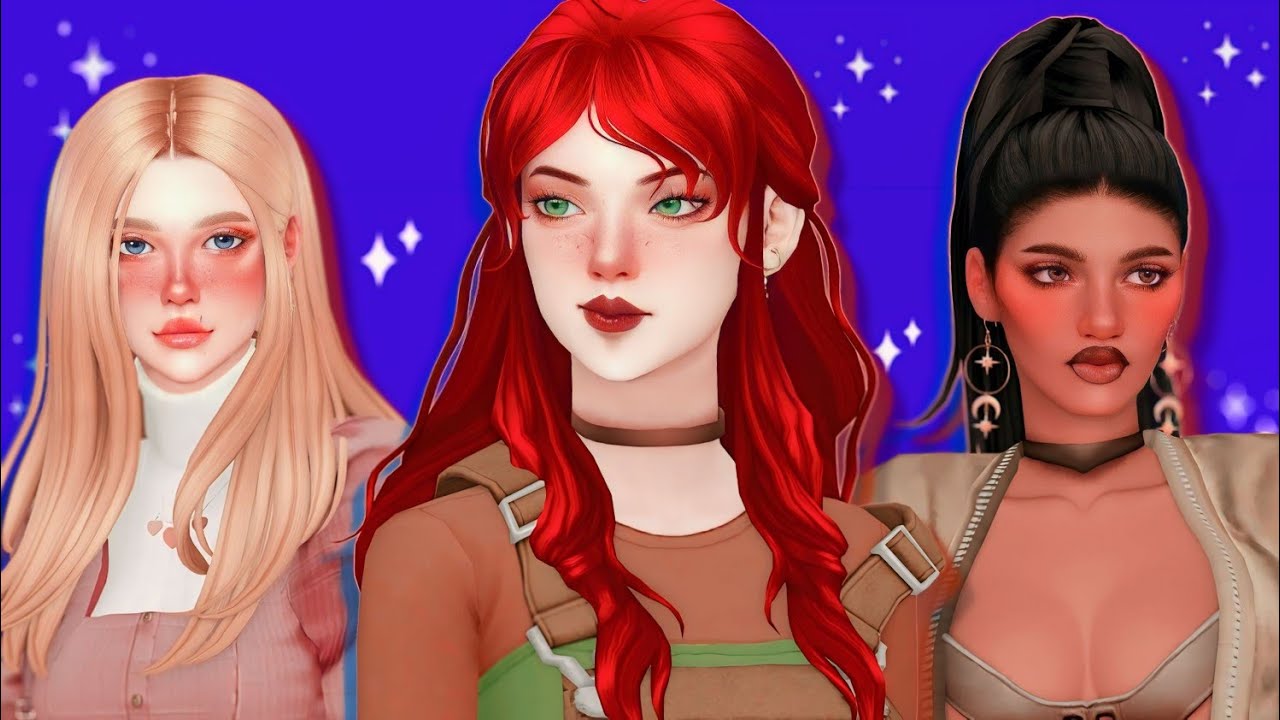 👙🤩 SIM LOOKBOOK - 3 Sims e 3 Looks + Sims Download - The sims 4 - YouTube