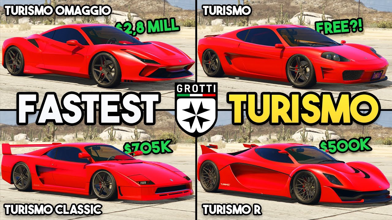 GTA 5 ONLINE - TURISMO OMAGGIO VS TURISMO R VS TURISMO CLASSIC VS ...