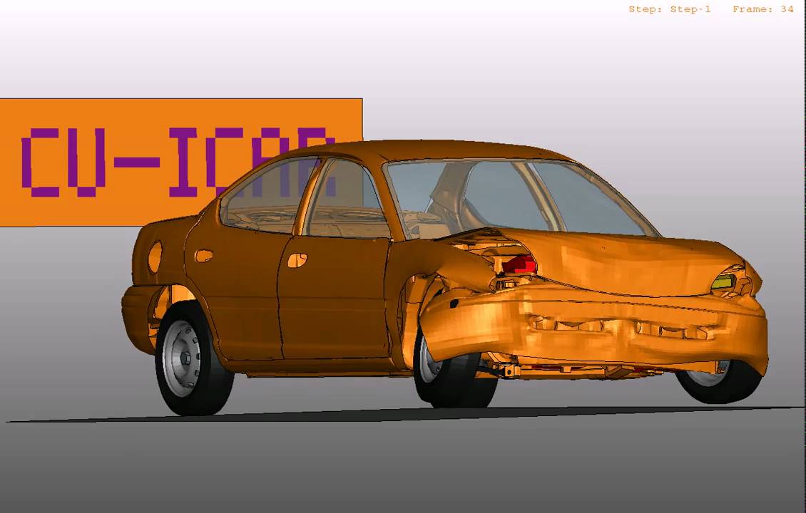 Dodge Neon Crash Simulation - YouTube