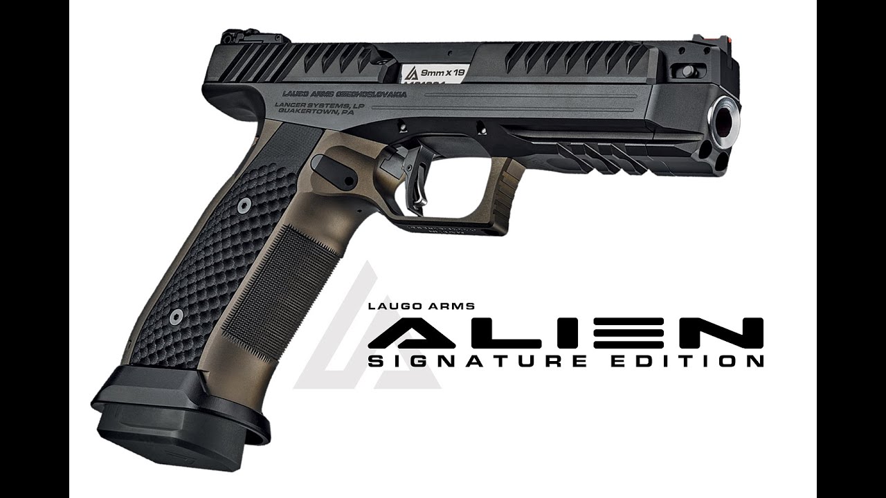 Laugo Arms, Alien pistol #shotshow2020 - YouTube
