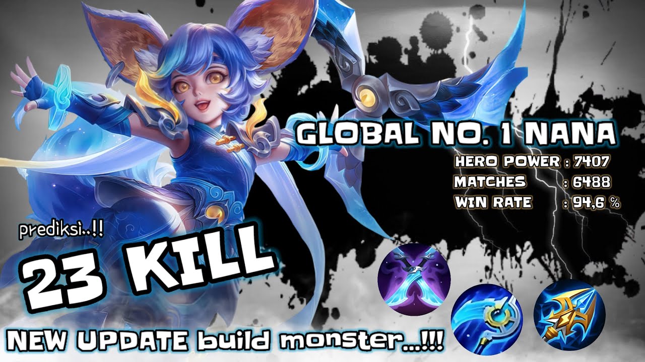 Epic Moment Top Global NANA | Update Best Build NANA Top GLOBAL Ranked ...