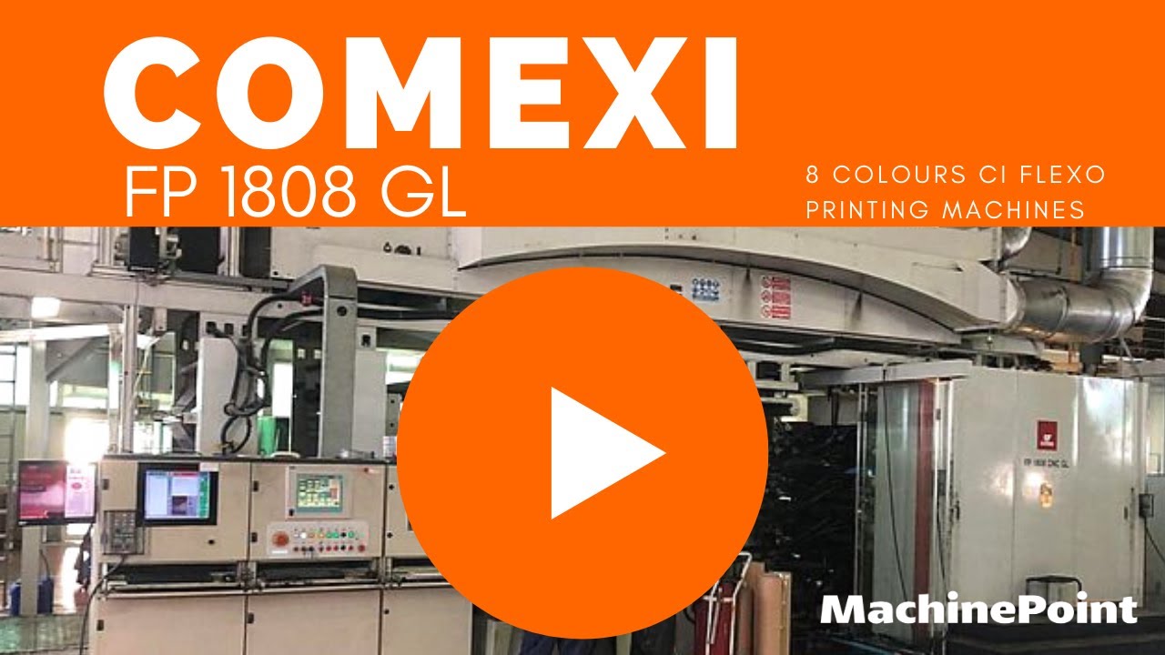 COMEXI FP 1808 GL 8 Colours CI Flexo Printing Machines | COMEXI ...