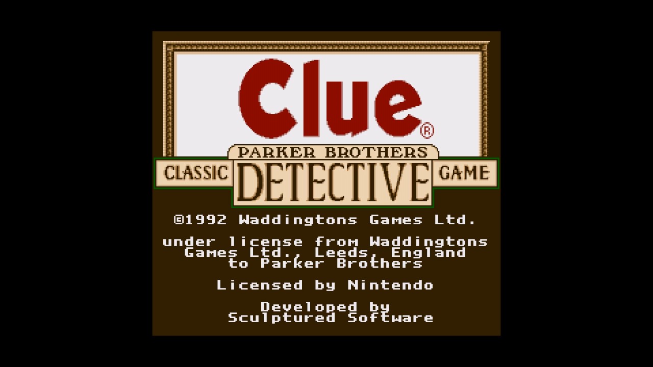 Clue (SNES) - BGM 09: Stately Atmosphere - YouTube