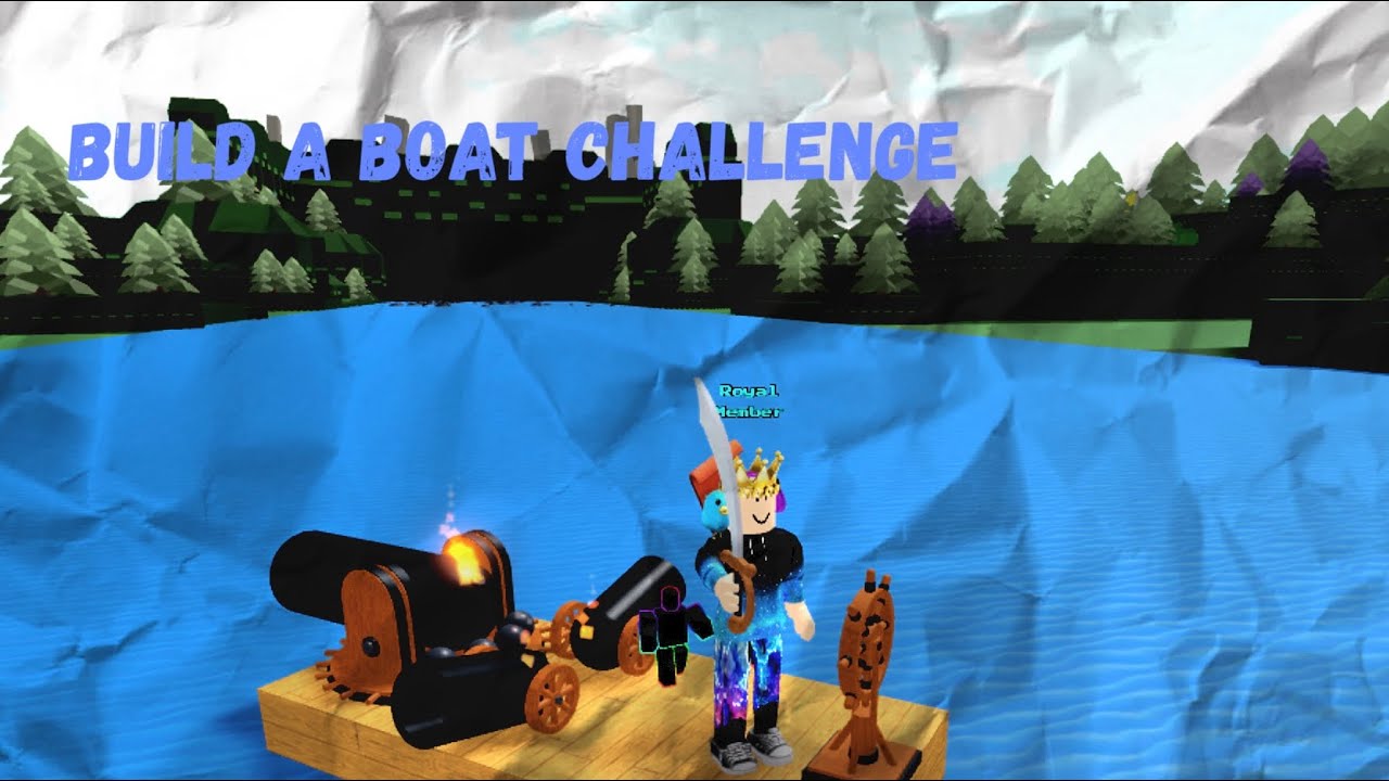 Build challenge on build a boat for treasure (collab) - YouTube