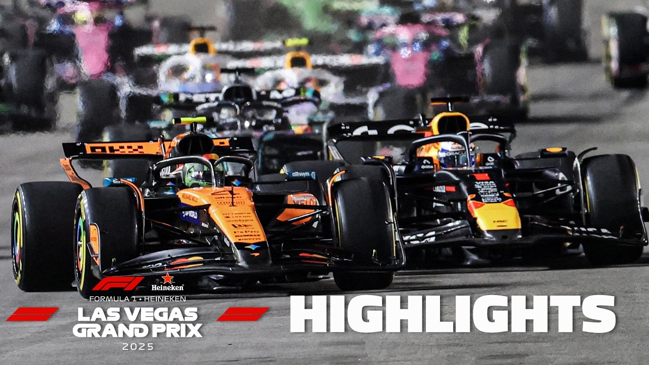 2025 Las Vegas Grand Prix FULL HIGHLIGHTS | ESPN F1 - YouTube