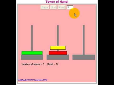 Algoritmo Torre de Hanoi 3 Disco.avi - YouTube