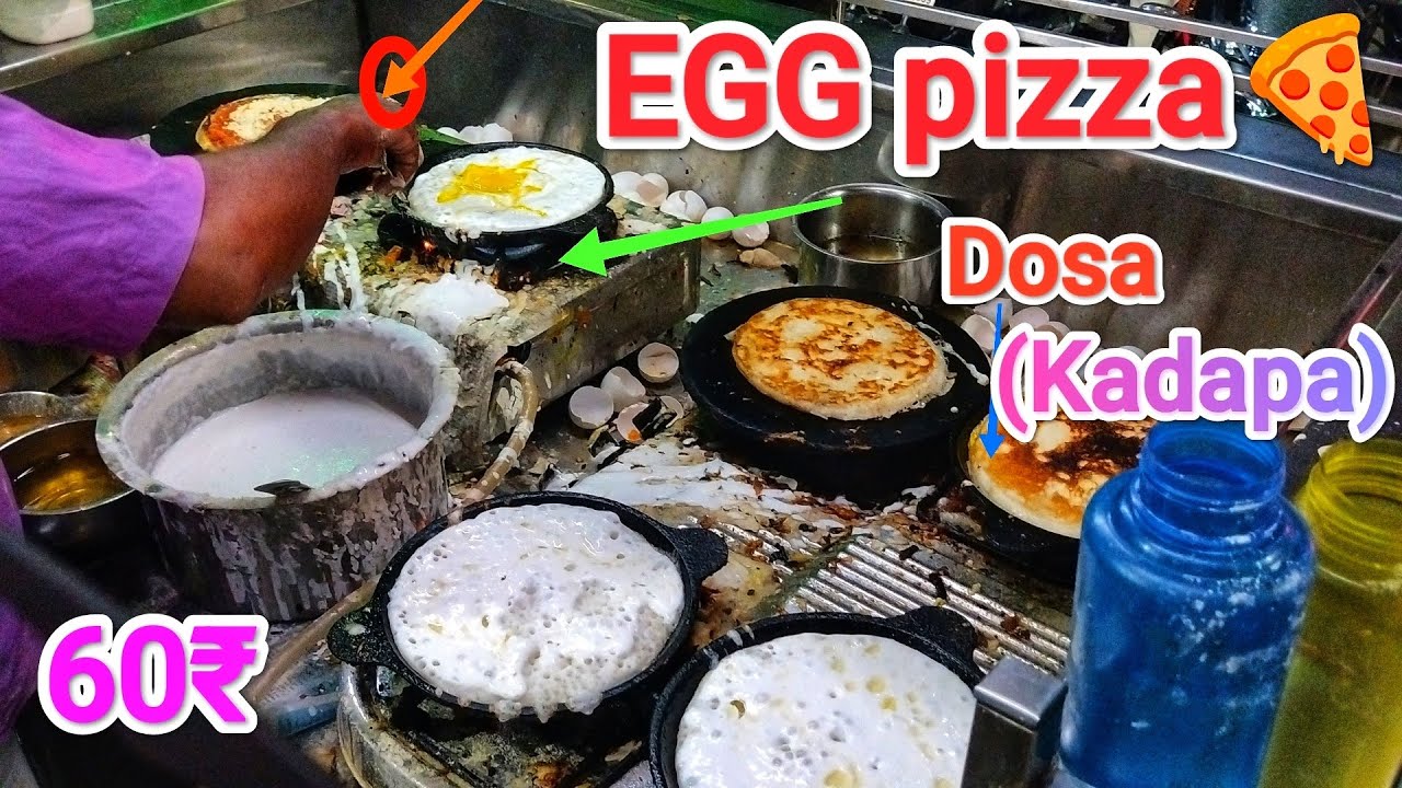 Kadapa famous EGG pizza Dosa #egg #pizza #dosa #eggdosa #kadapa #food # ...