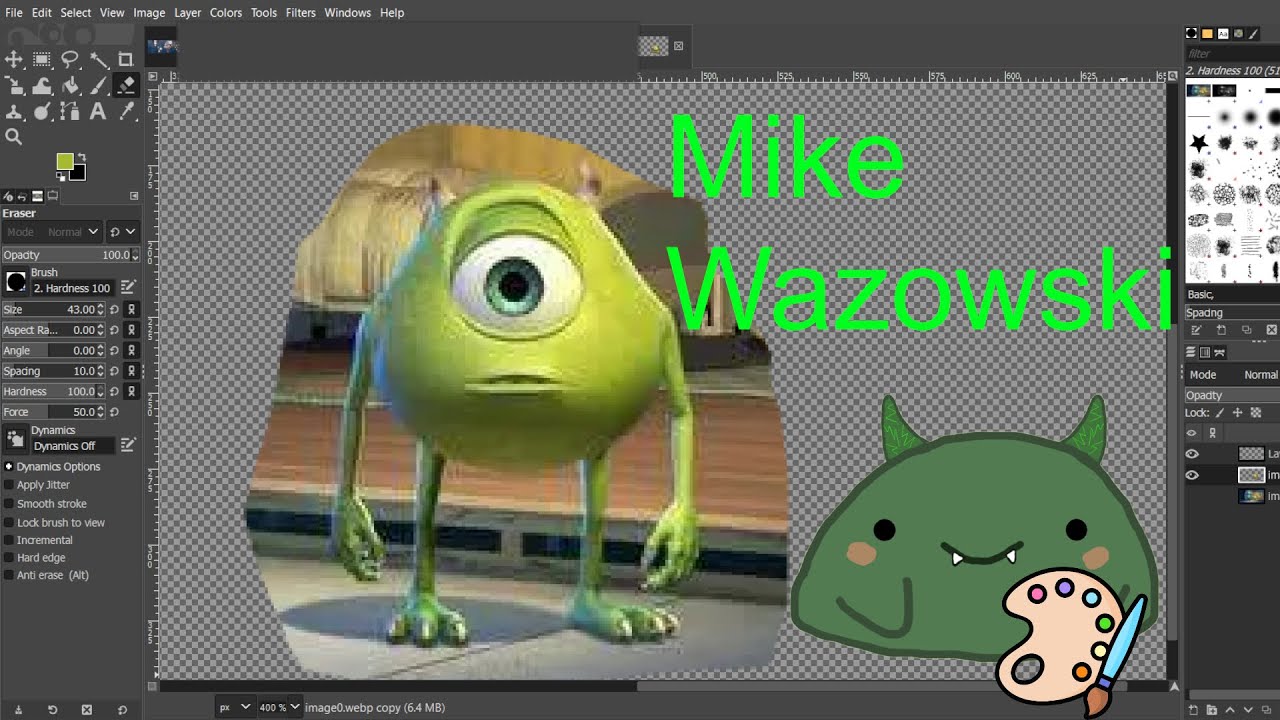 Making Mike Wazowski into a vtuber model - YouTube
