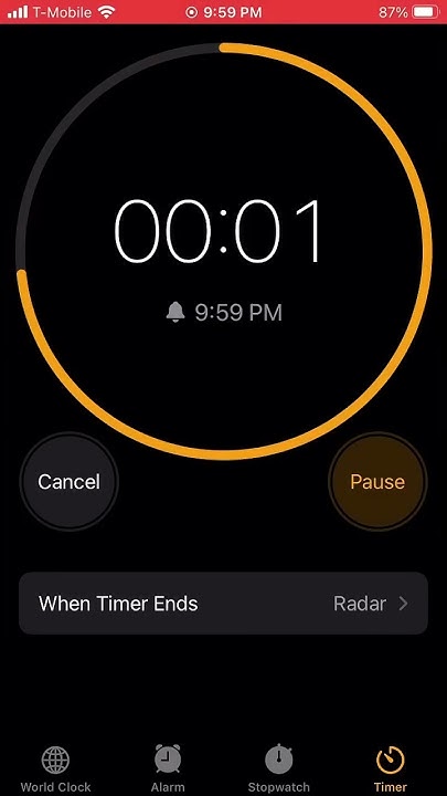 1 second timer - YouTube