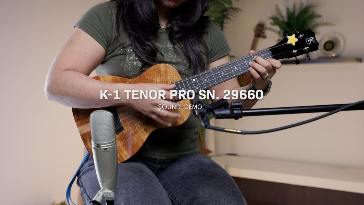 K-1 Tenor Pro SN. 29660 | Kanileʻa ʻUkulele & Guitar Sound Demo - YouTube